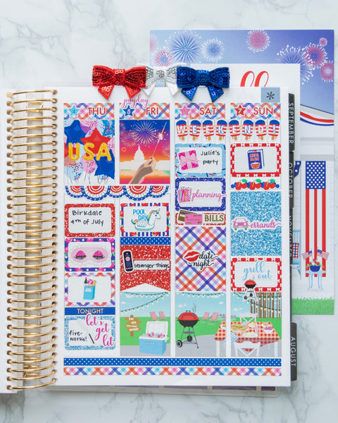 July Basics Planner Stickers – Paper & Glam | Planners, Stickers ...