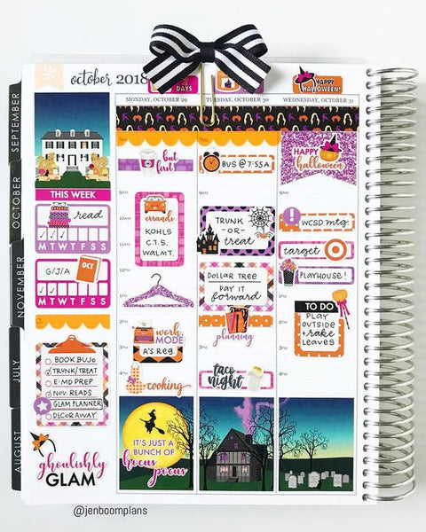 Glam Hocus Pocus Weekly Kit Digital Planner Stickers – Paper & Glam ...